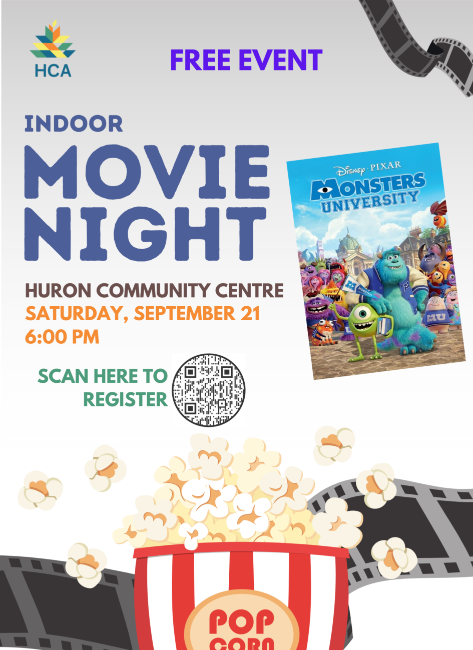 Huron Community Centre: Movie Night (Oak Creek Public School)